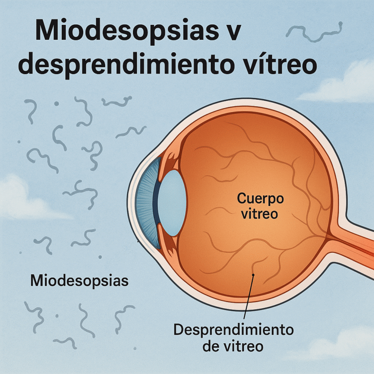 Degeneración del Humor Vítreo ocular y Miodesopsias.